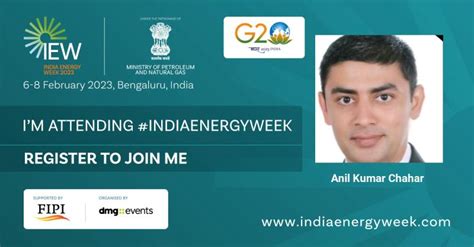 anil kumar chahar linkedin india energy week 2023