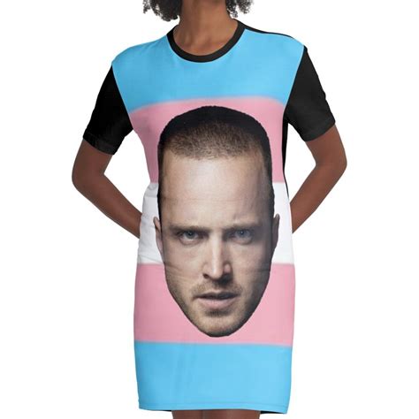 Loose And Casual Fit Jersey T Shirt Dress Printed Polyester Blend