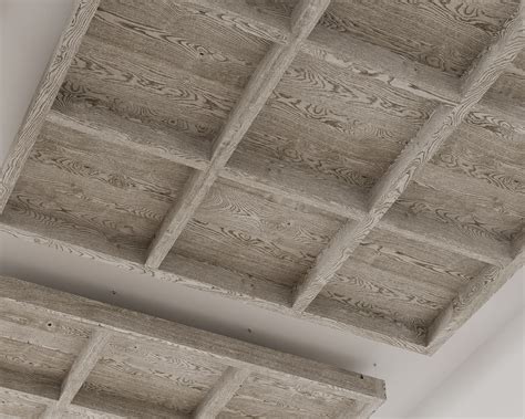 Capped Framework Ceiling Grid Woodgrain Capped Framework Ceiling Grid Woodgrain