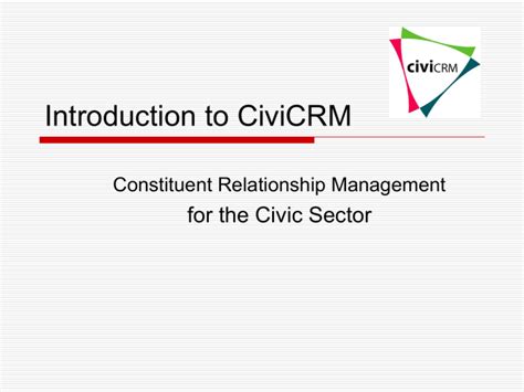 Civicrm Intro Civicrm Documentation