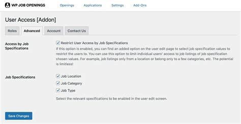 User Access Control Ad Wp Job Openings