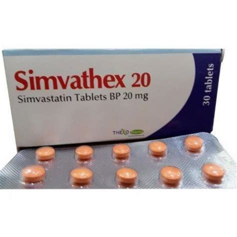 Simvastatin Tablets Usp 20 Mg At ₹ 200 Stripe In New Delhi Id 2853726497962