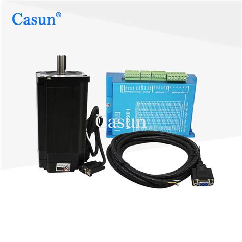 5a Nema 34 Closed Loop Stepper Motor Kit 4 Motor 4 Driver 4 Power Supply 1 Mach3