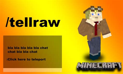 Chat Link Teleport System Tellraw Command Minecraft 17 13w37a Minecraft Blog