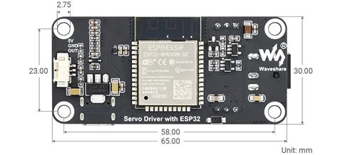 Esp32 Servo Driver Expansion Board Built In Wifi And Bluetooth Robotshop