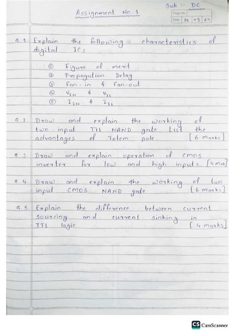 Dc Assignment 1 These Are Digital Circuit Assignment Sub Dc