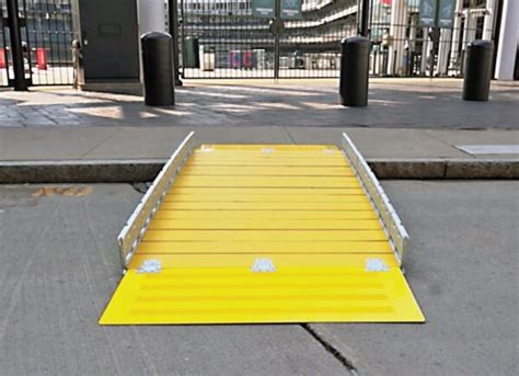 Boardwalk Ada Temporary Pedestrian Modular Ramp Lite And Barricade