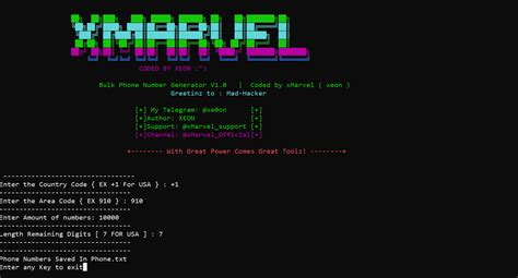 Github Xmarvel 1phone Gen Simple Python Script To Generate Numbers
