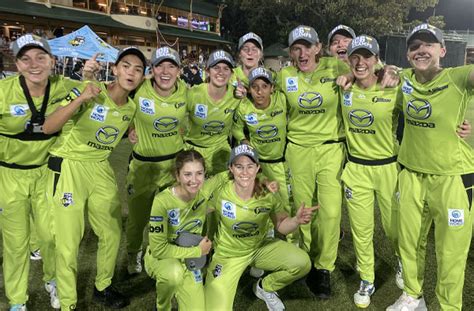 Final Sydney Thunder Win Wbbl Title For The 2nd Time Defeats