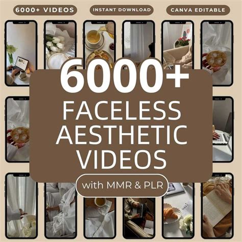 6000 aesthetic faceless video reels story dfy aesthetic video