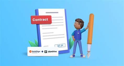 automate contract management in pipedrive with boldsign and zapier