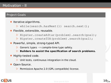 Hipster An Open Source Java Library For Heuristic Search Speaker Deck