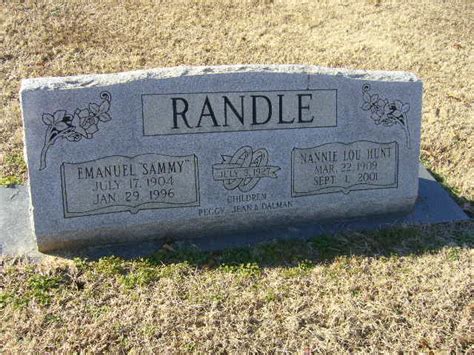 Emanuel Sammy Randle 1904 1996 Mémorial Find A Grave