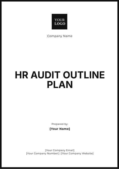 Free Audit Plan Templates Editable And Printable