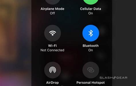 IOS 11 Features Wi Fi And Bluetooth Toggles