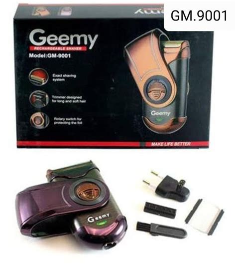 Purple Geemy GM 9001 Electric Shaver at ₹ 260/piece in New Delhi | ID ...