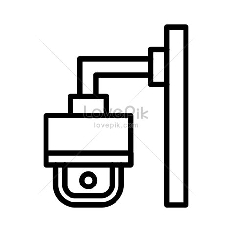 Cctv 카메라 라인 아이콘 Png 일러스트 무료 다운로드 Lovepik