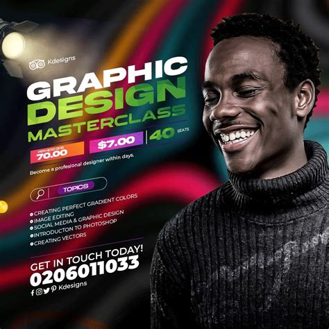 Graphic Design Masterclass Graphic Design Class Flyer
