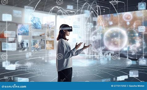 The Future Of Work Ai Takes Over Generative Ai Stock Illustration Illustration Of