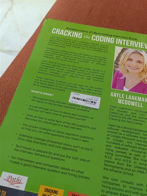 By Gayle Laakmann Mcdowell Cracking The Coding Interview 189 Programming Questions And