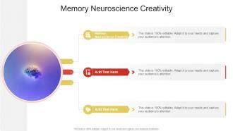 Memory Neuroscience Creativity Ppt Example Cpp PPT Template