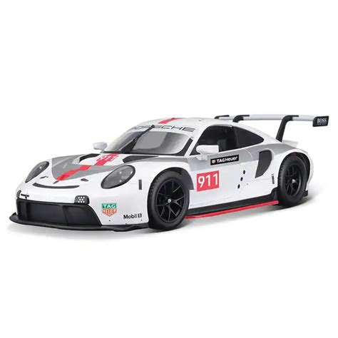 bburago 1 24 simulation 911 rsr model car double door design front
