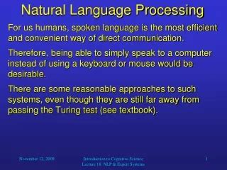 PPT An Overview Of Natural Language Processing PowerPoint Presentation ID 12423296
