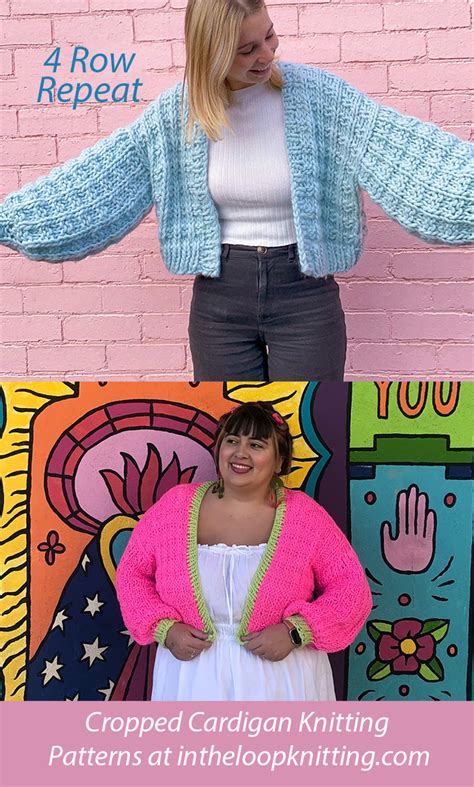 Cropped Cardigan Knitting Patterns In The Loop Knitting