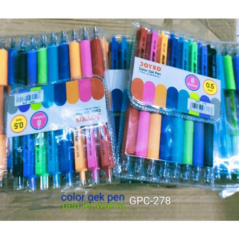Jual Pen Jel Color Gel Pen Joyko Shopee Indonesia