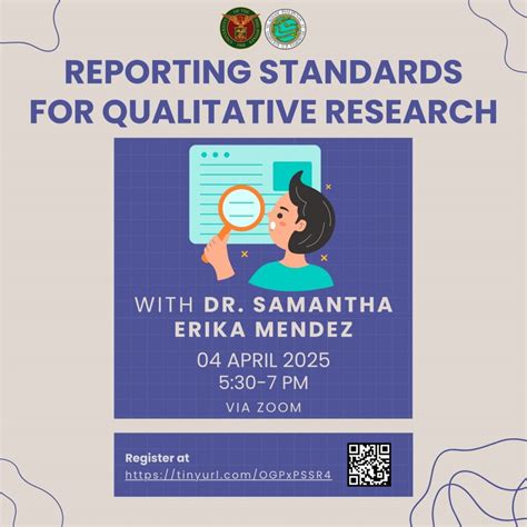 Reporting Standards For Qualitative Research Up Alumni Website