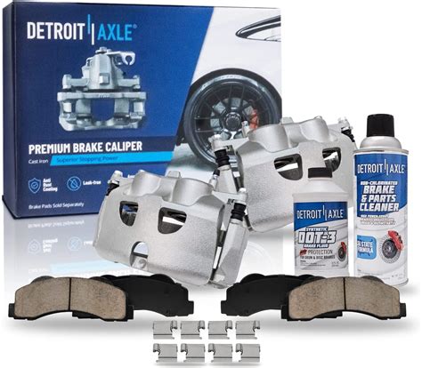 Detroit Axle Front Brake Calipers Brakes Brake Pads Replacement For