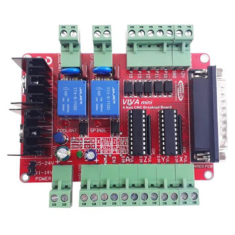 Viva Mini 4 Axis Cnc Breakout Board Ram Electronics Website