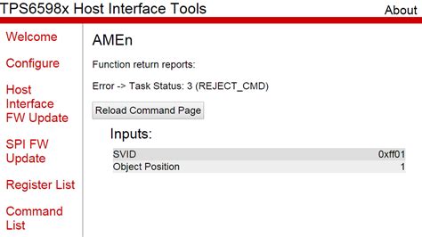 TPS Aardvark Can T Run Into Alternate Mode After Updated Firmware Interface Forum