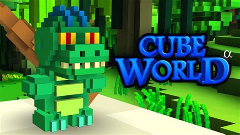 cube world voxel character cube world 3d pixel cube