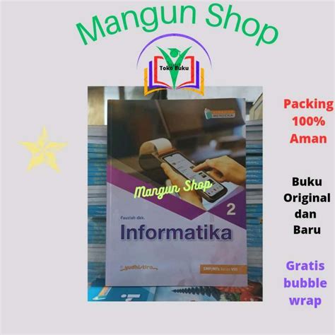 Jual Buku Informatika Kelas Viii 8 Smp Kurikulum Merdeka Yudhistira Di