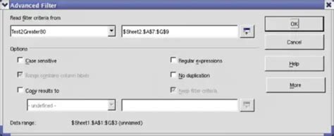 Openoffice Calc 3 X Advanced Filters