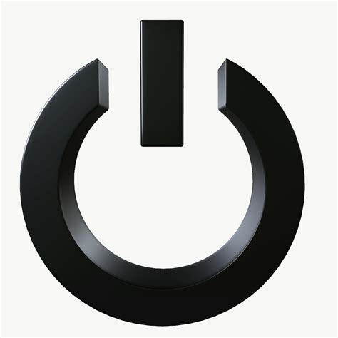 Power Symbol 3d Model Turbosquid 1199875