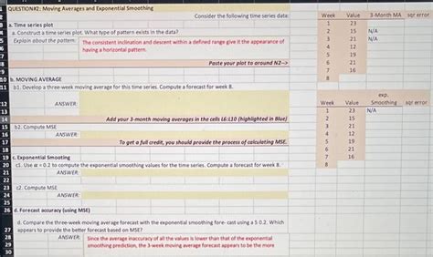 solved 1 questionh2 moving averages and exponential