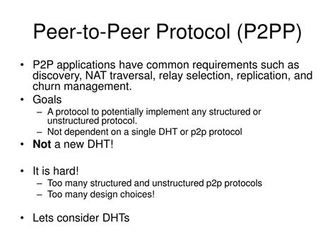 Ppt Peer To Peer Protocol P2pp Powerpoint Presentation Free Download Id4025085