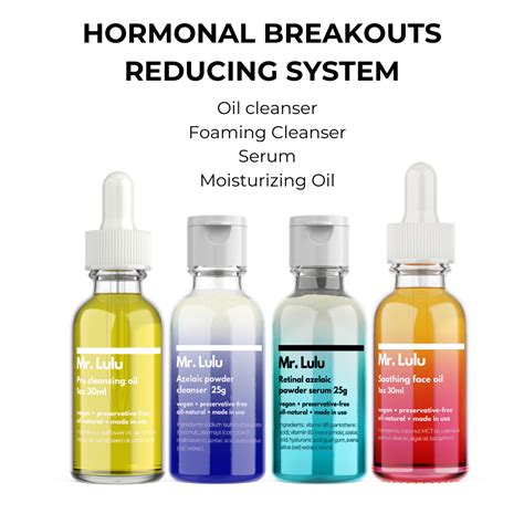 Hormonal Breakout Reducing System Mr Lulu Skincare