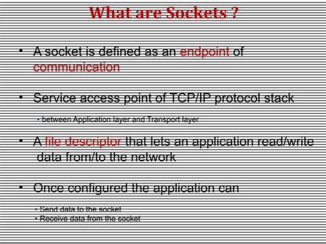 Socket Programming Ppt