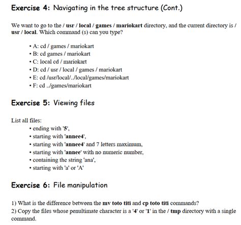 Solved Exercise Online Documentation Unix Has An Online Chegg