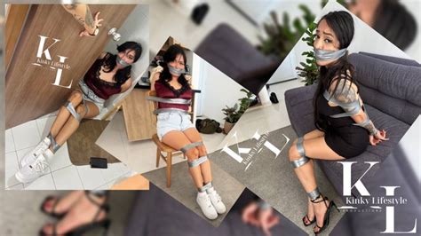 Wrong Place Wrong Time Simona And Mara Wrist Watch Duct Tape Pvc Tape Wrapgag Chairtied