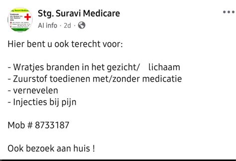 Maak Gerust Contact Suraya Ramesar