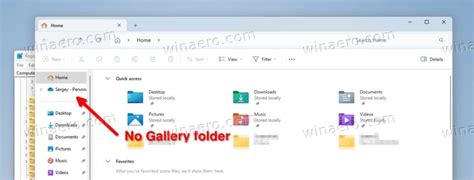 How To Remove Gallery From File Explorer