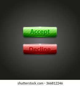 Decline Button Images Stock Photos Vectors Shutterstock