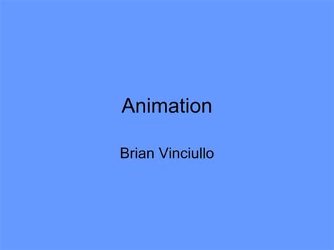 Power Point Animation Ppt