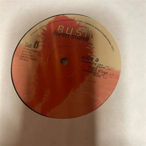 Bush Sixteen Stone 1996 Limited Edition Nm Nm The Record Centre