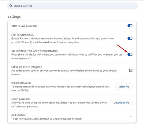 Come Proteggere Le Password Di Chrome Con Windows Hello Su Oggi