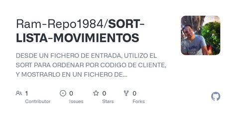 Github Ram Repo1984sort Lista Movimientos Desde Un Fichero De